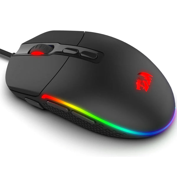 Redragon M719 INVADER RGB Gaming Mouse with Fire Button, 10,000 DPI (B ...