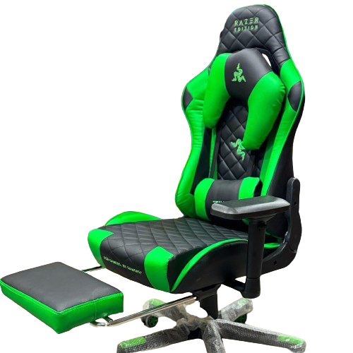 RAZER GAMING CHAIR GMH-05 WITH FOOTREST GREEN – Gaming Wala Bhai