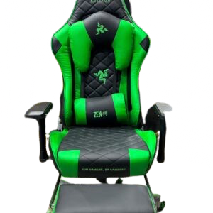 RAZER GAMING CHAIR GMH-05 WITH FOOTREST GREEN – Gaming Wala Bhai