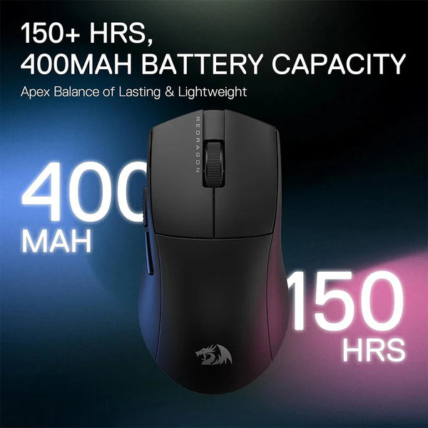 Redragon M916 KING PRO 26K DPI Ultra-light Wireless Gaming Mouse ...